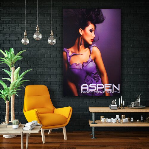 Aspen Wall Mounted SEG Fabric Frame (40MM SEG Extrusion) -Saver