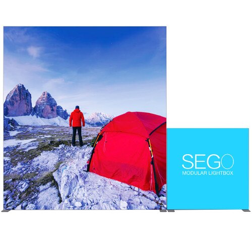 SEGO Modular Lightbox Display Configuration D Double-Sided (Graphic ...